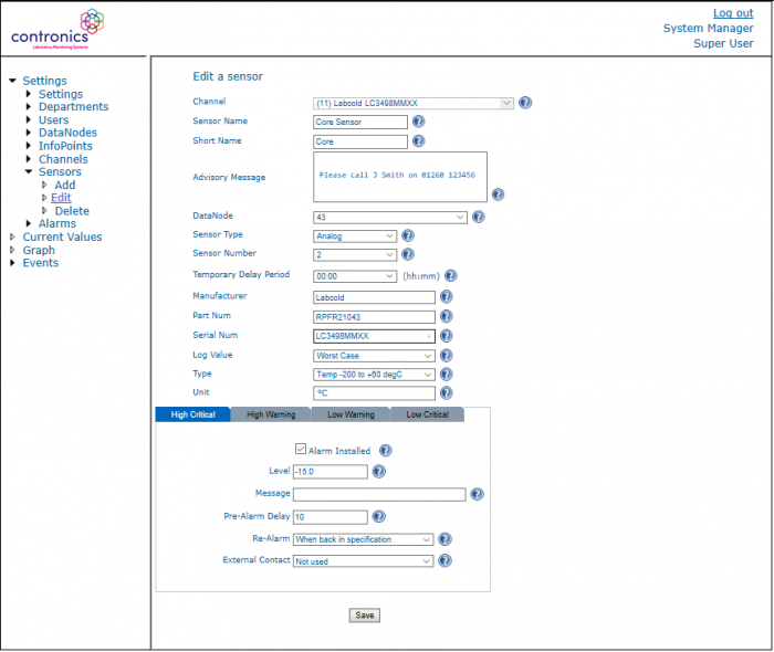 Leading Laboratory Monitoring Systems | Contronics