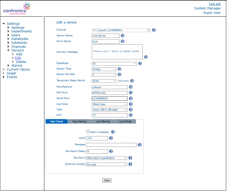 Leading Laboratory Monitoring Systems | Contronics