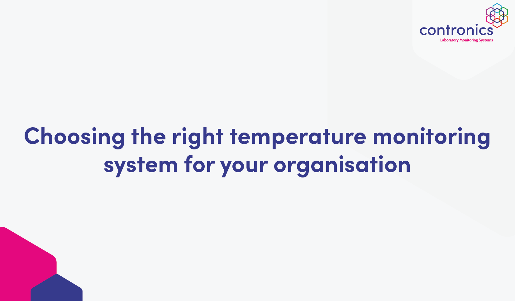 Temperature Monitoring System for your Organisation | Contronics